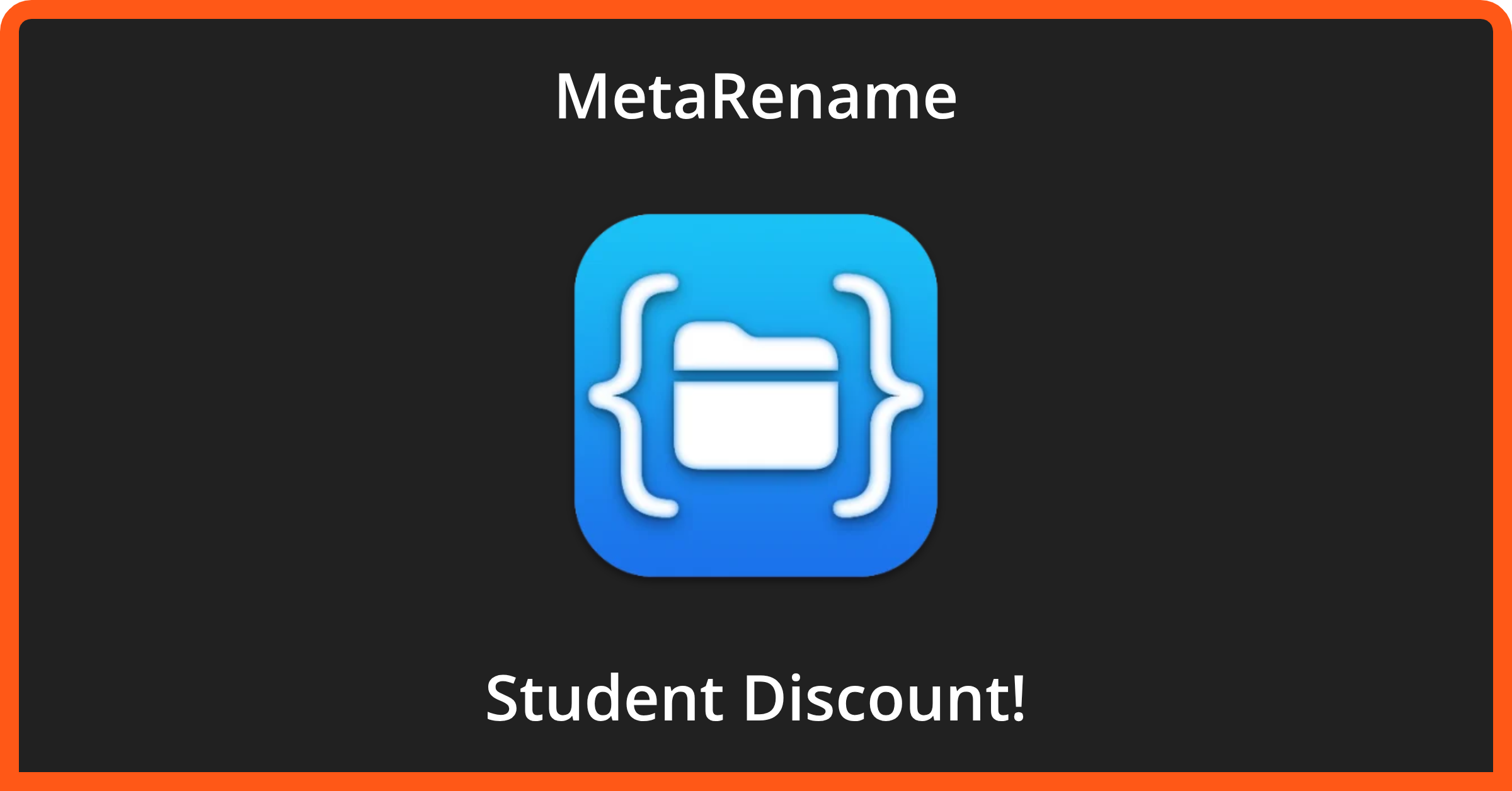 40% Off | MetaRename Student Discount | December 2025