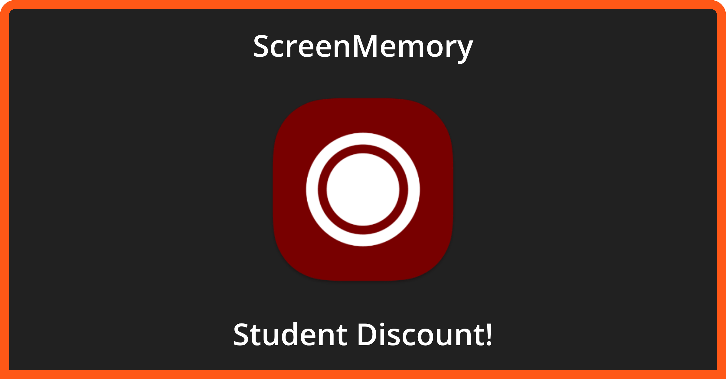 25% Off | ScreenMemory Student Discount | September 2025