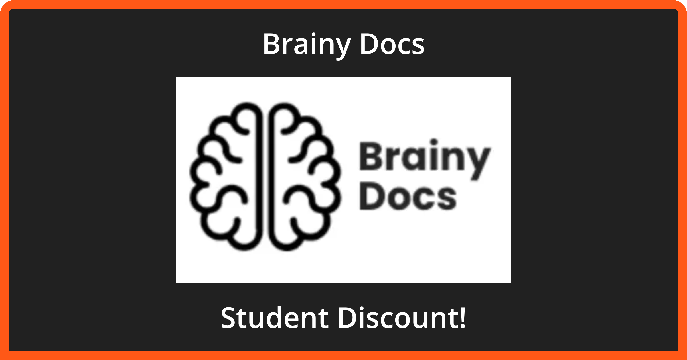 50% Off | Brainy Docs Student Discount | November 2025